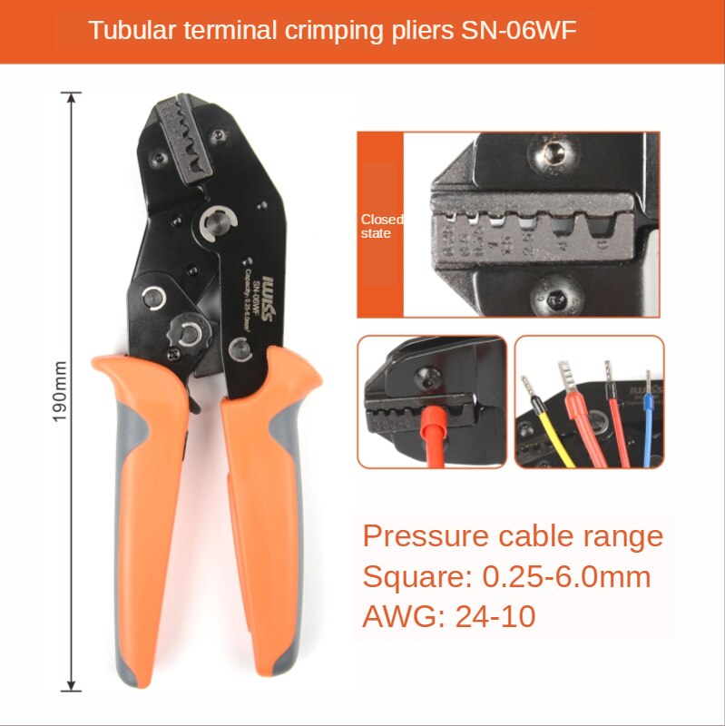 IWISS SN-28B/48B/06/0325 Crimping Pliers Clamp Too... – Grandado