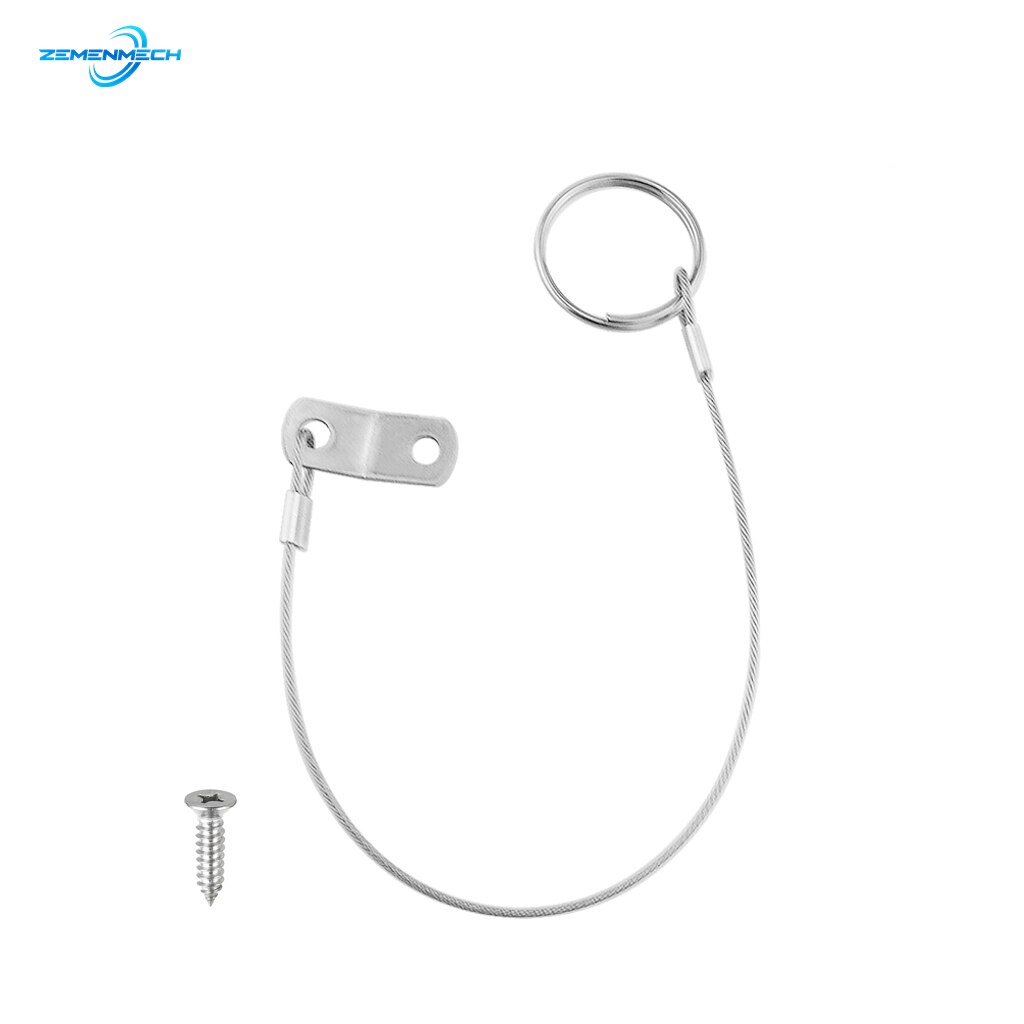 316 Stainless Steel Lanyard Cable Safety Tether Wi... – Vicedeal