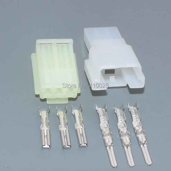 worldgolden 2.3mm 3pin female male car wiring conn... – Vicedeal