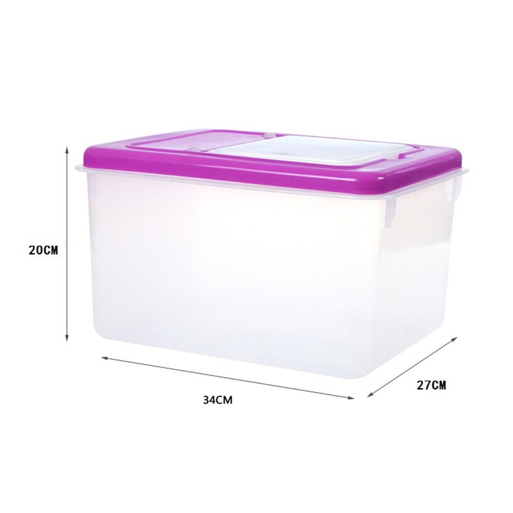 10L Rice Storage Box Grain Cereal Dispenser Home K... – Vicedeal