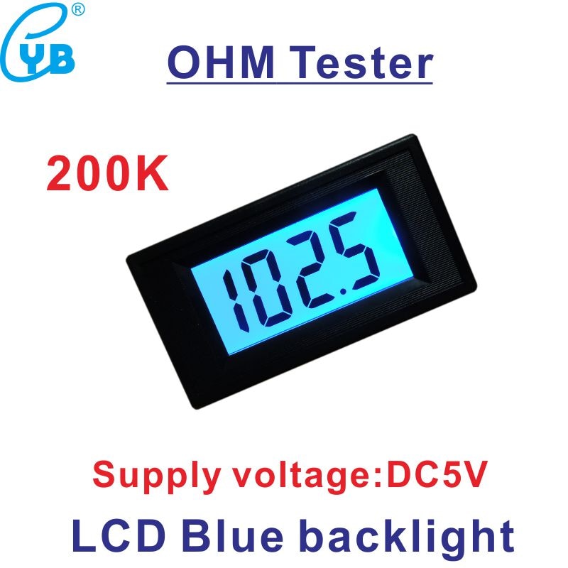 Resistance Meter 200K Ohmmeter Impedance Meter Pow... – Grandado