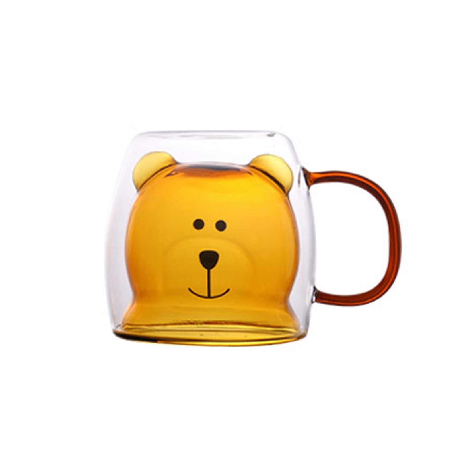 Glas Mokken Double Wall Mok Beer Kat Hond Dier Dub... – Vicedeal