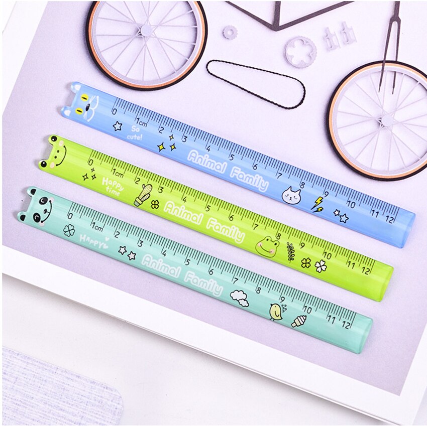 Cute Cartoon Plastic Straight Ruler Students Stati... – Grandado