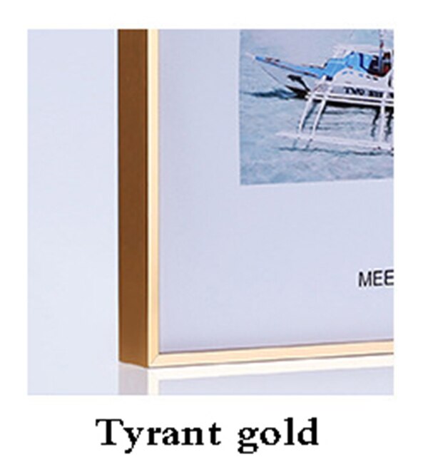 Rectangular aluminum photo frame poster frame phot... – Grandado