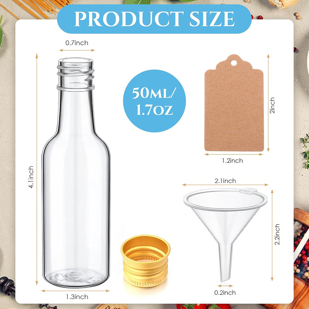 Juego de Mini botellas de licor de 100 oz, botella... – Grandado