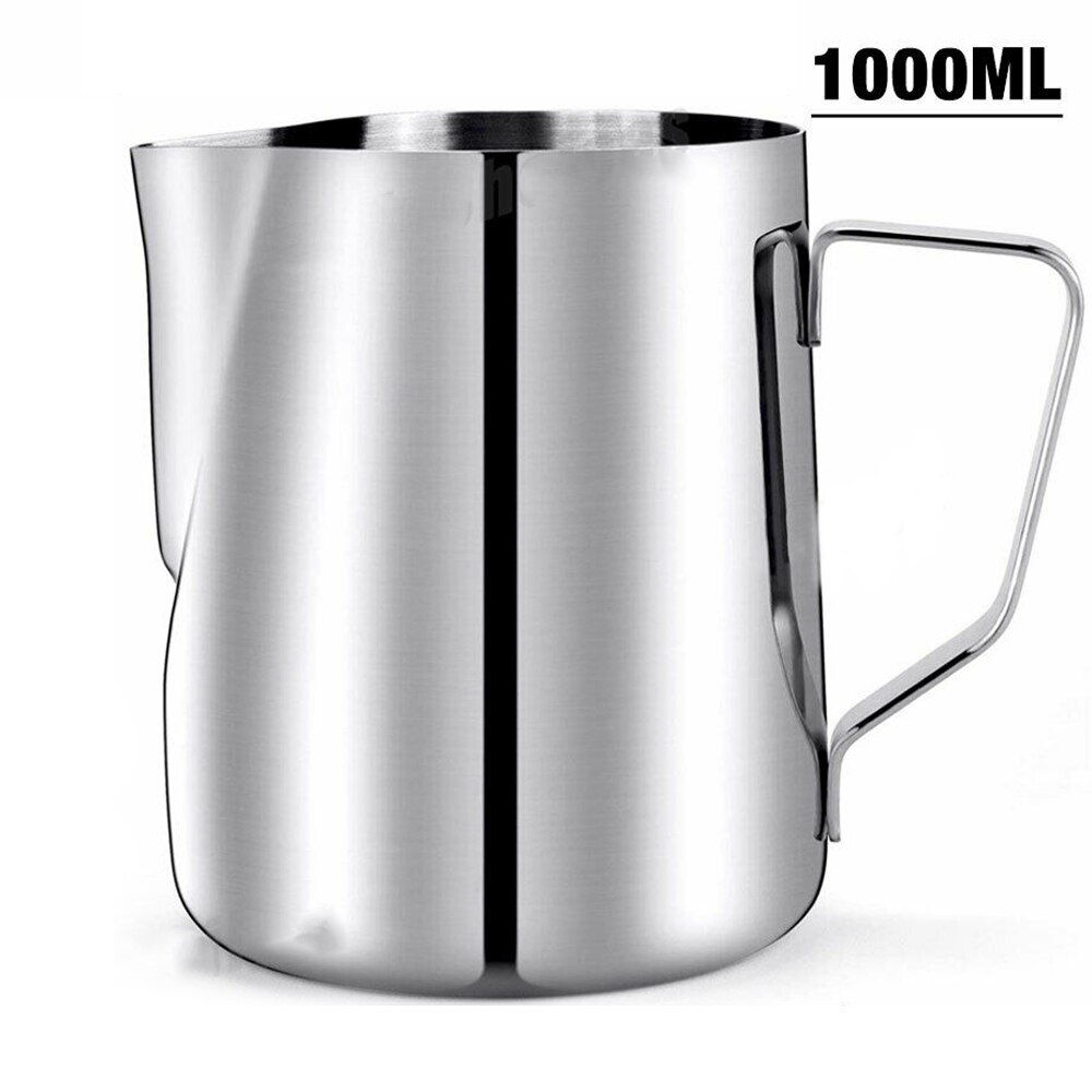 Stainless Steel Milk Jug Frother Coffee Latte Cont... – Grandado