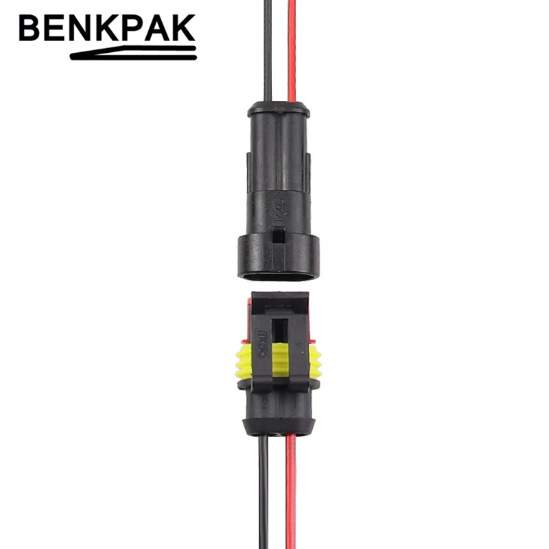 Manufactuer BENKPAK Auto Auto draht stecker 2 Pin ... – Vicedeal