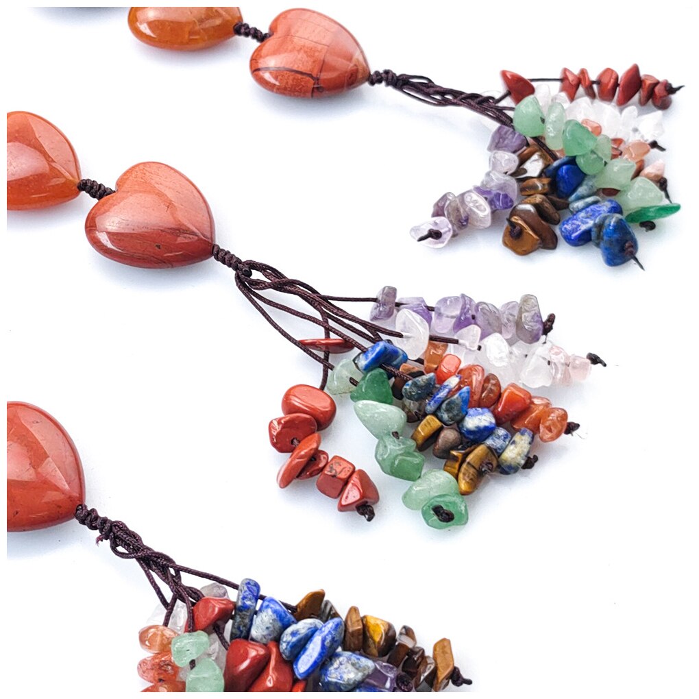 Crystals Stone Hanging Rope Decoration DIY Crafts ... – Grandado