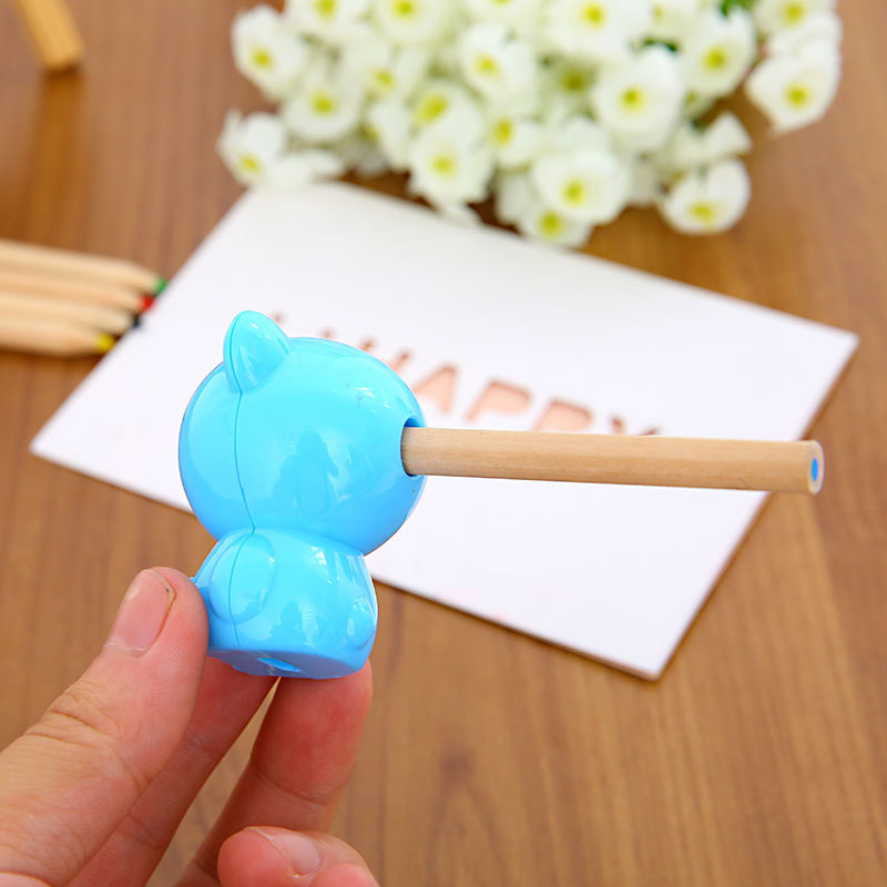 1 Piece Pencil Sharpener Cute Bear Kawaii Stationa... – Grandado