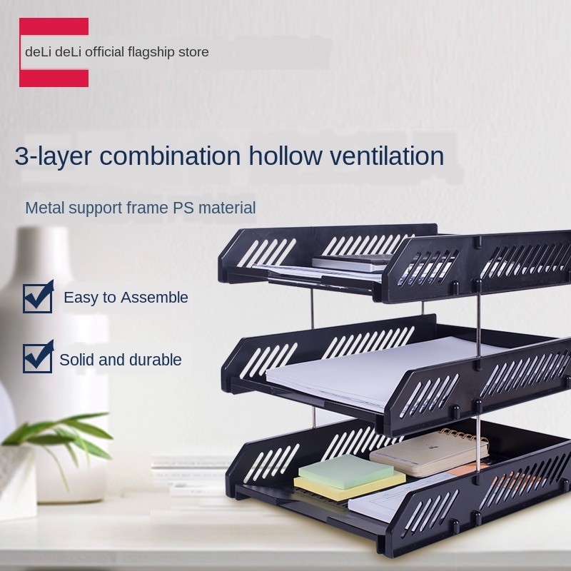 Dokument Halter Drei-schicht Kunststoff Horizontal... – Grandado