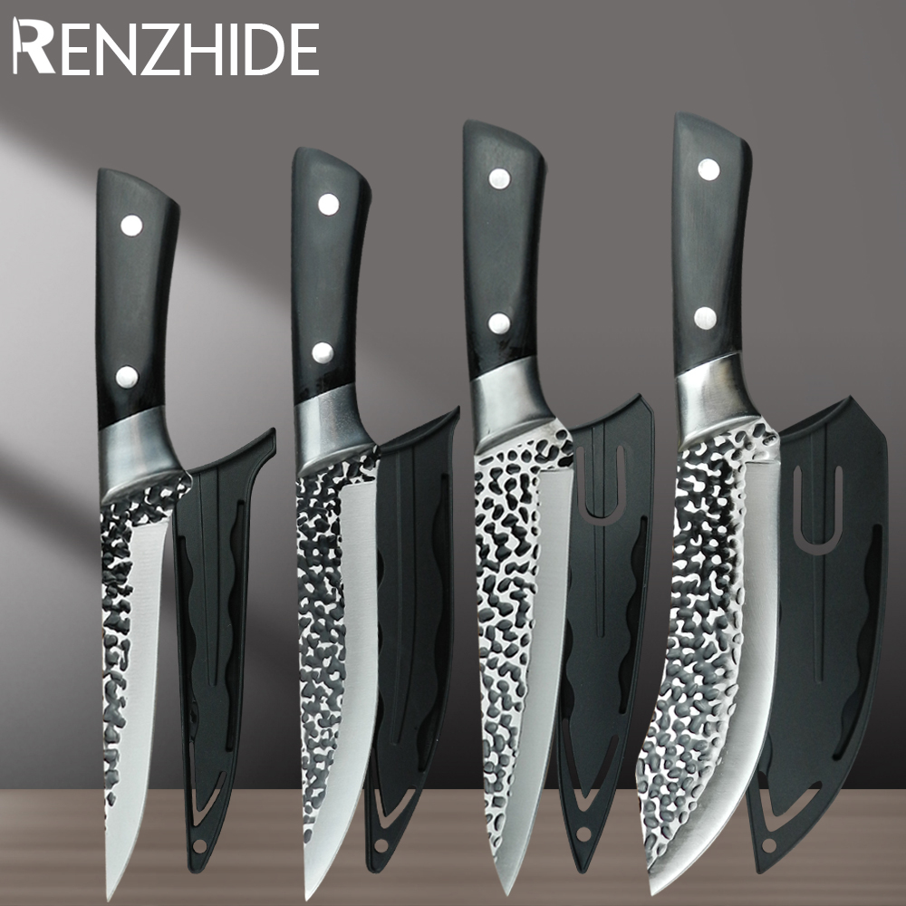 RZD Handmade Forged Kitchen Cooking Knives Set 6 7... – Grandado