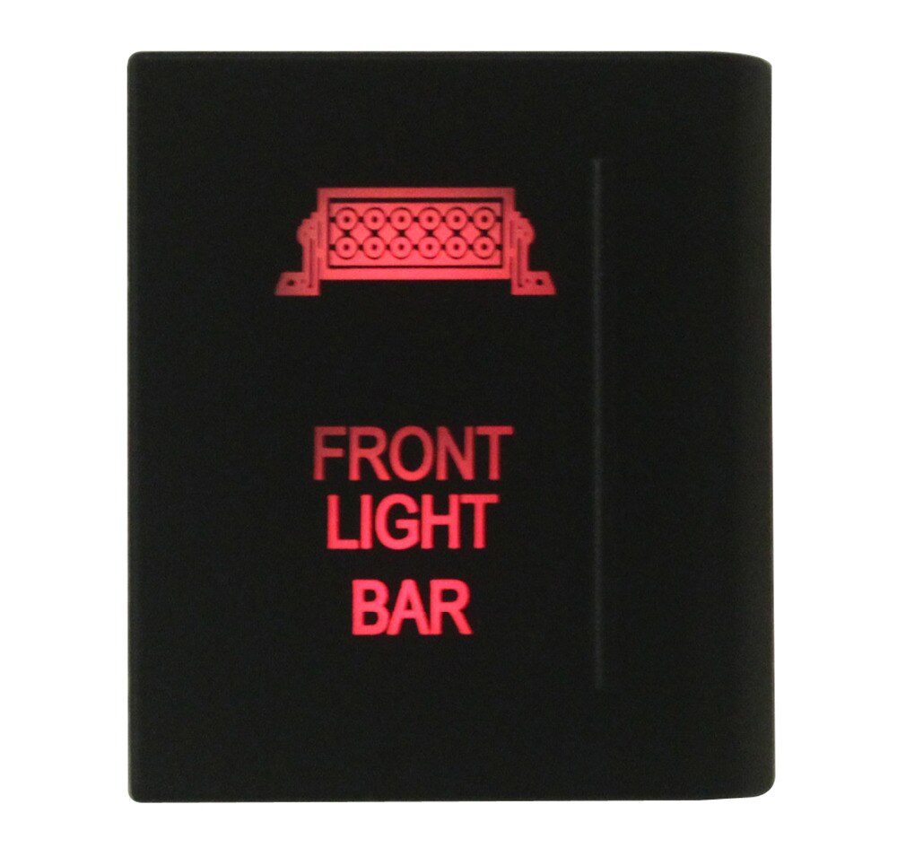 12V 3A RED Led On-off FRONT LIGHT BAR Push Button ... – Grandado