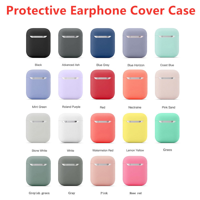 Zachte Siliconen Case Beschermhoes Voor Airpods Bl... – Grandado