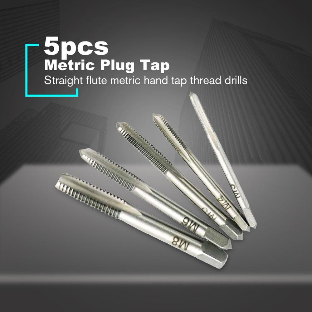 Tapping Screw Thread Metric Plug Taps 5pc Ball Bea... – Grandado
