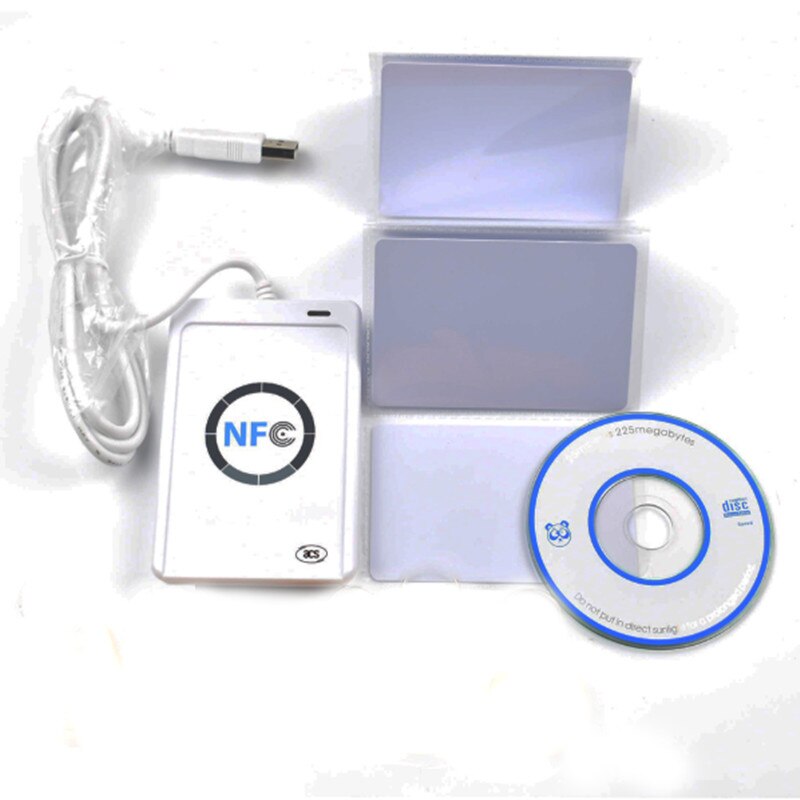 USB ACR122U NFC RFID Smart Card Reader Writer For ... – Vicedeal