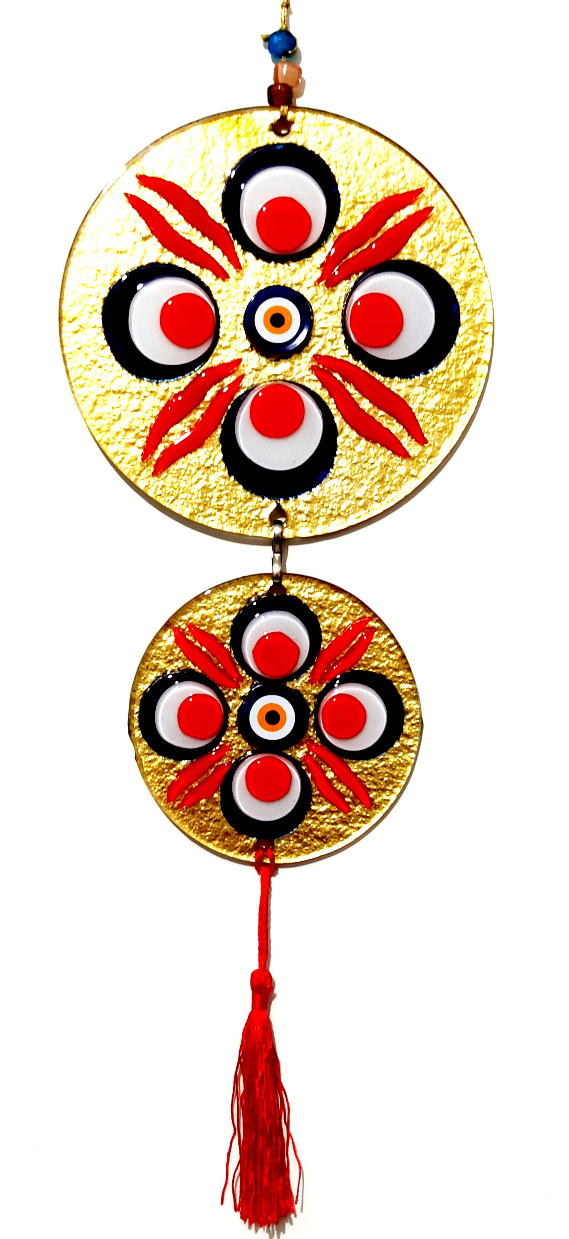 Double Handmade Special Glass Evil Eye Bead Patter... – Vicedeal