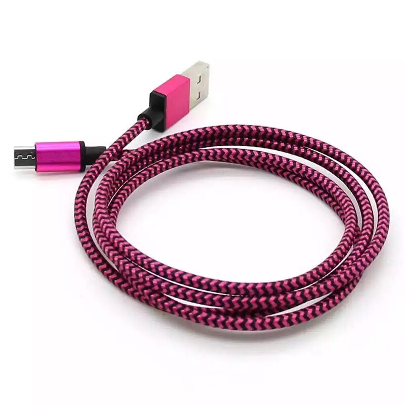 1M Data USB Charger Metal Snake Pattern Braided Fa... – Vicedeal