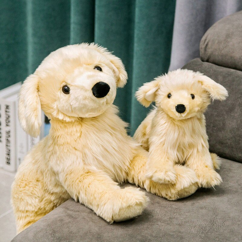 Lifelike Golden Retriever plush toy simulation Lab... – Grandado