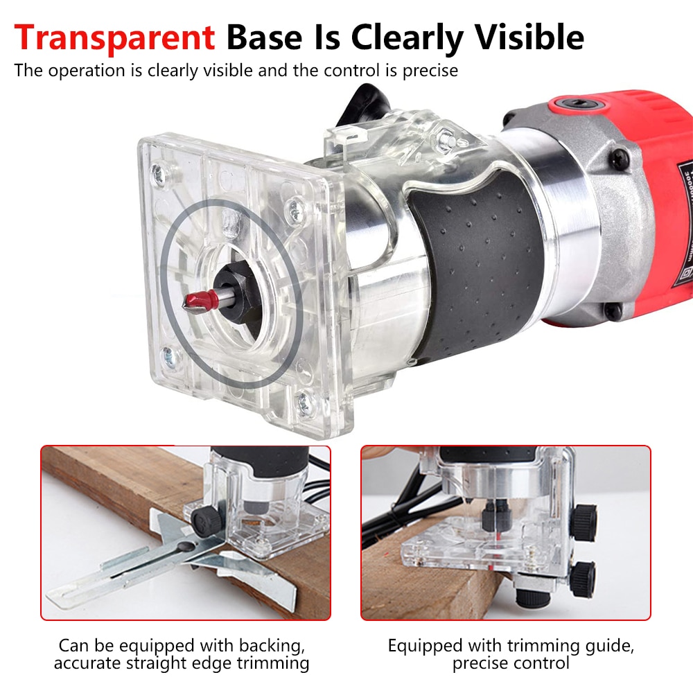 650W Houtbewerking Elektrische Trimmer Hout Frezen... – Grandado