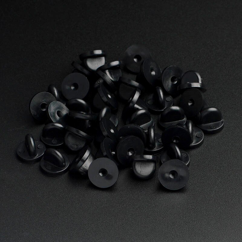 50 Stks/partij Metalen/Rubber Pin Backs Vervanging... – Grandado