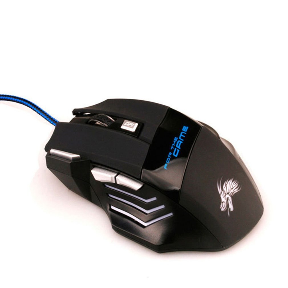 USB 6 Buttons Gaming Mouse 5000DPI LED Optical USB... – Grandado