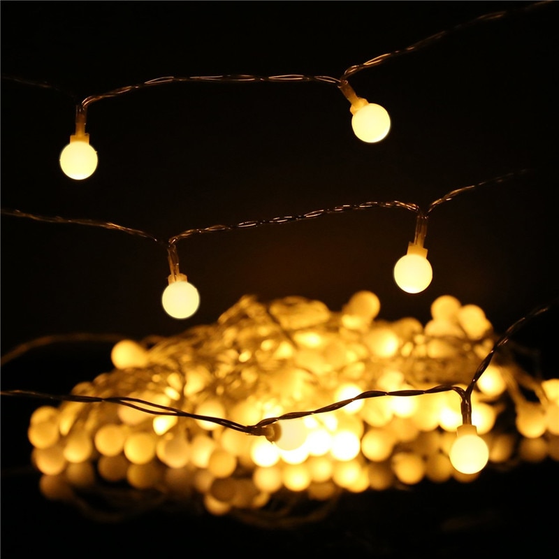 ECLH Fairy Lights Waterproof LED Ball Fairy String... – Vicedeal