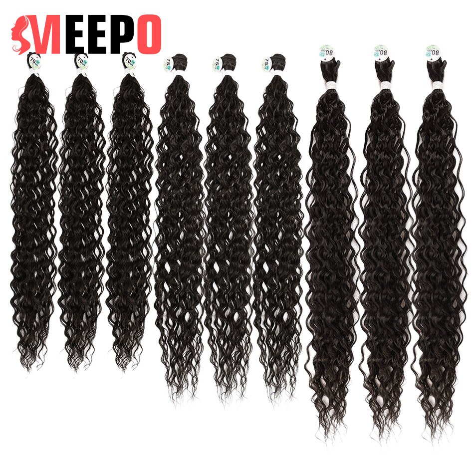 Synthetic Water Wave Curly Hair 9 Bundles 70cm 75c... – Vicedeal