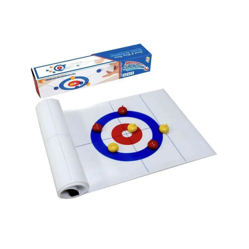 Tabletop Curling Game Compact Curling Family Games... – Grandado
