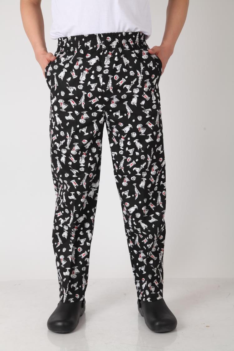 1 piece chef pants restaurant waiter uniforms cup ... – Vicedeal