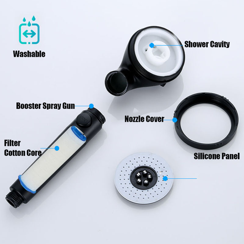 Onder Druk Douchekop Met Filter Vier-Functie Douch... – Vicedeal