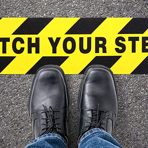 3 Pcs Watch Your Step Warning Sticker Adhesive Tap... – Grandado
