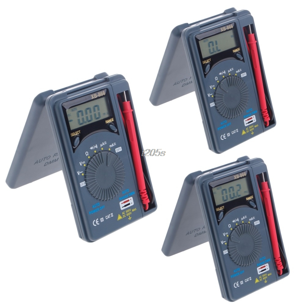 XB866 Mini Auto Range LCD Voltmeter Tester Werkzeu... – Vicedeal