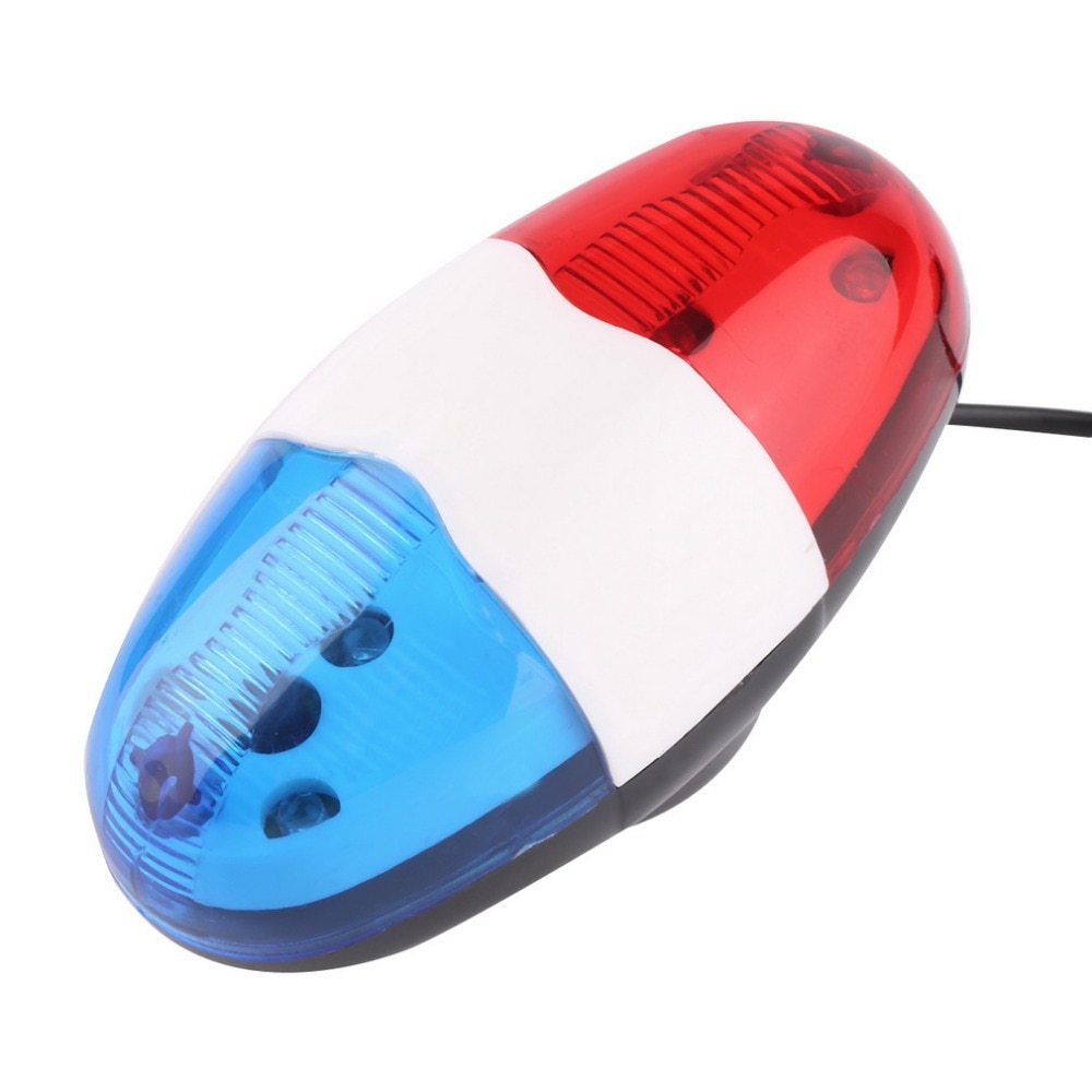 ABS Plastics Bike siren 6 LED 4 Sounds Bike Police... – Grandado