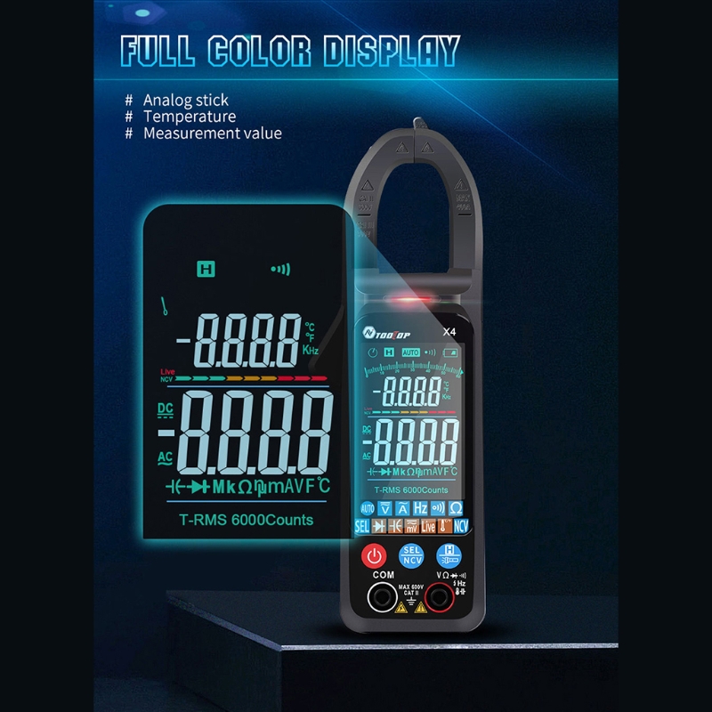 Digital Multimeter 6000 Counts TRMS Auto-Ranging C... – Grandado