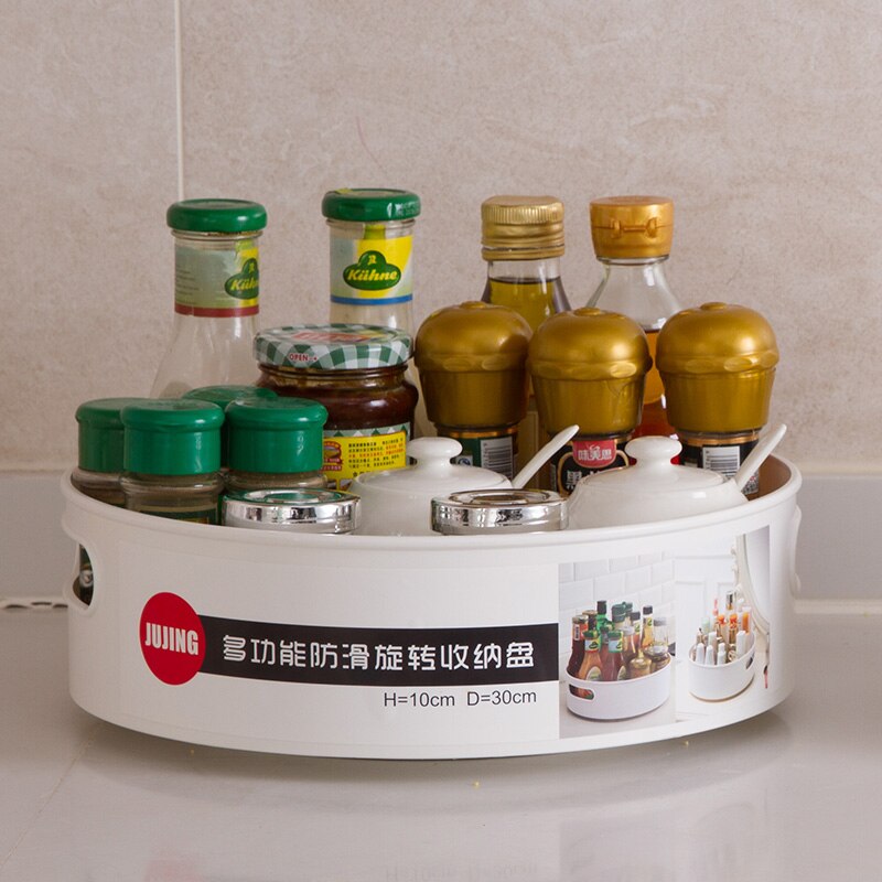 Modern rotating seasoning storage box kitchen plas... – Grandado
