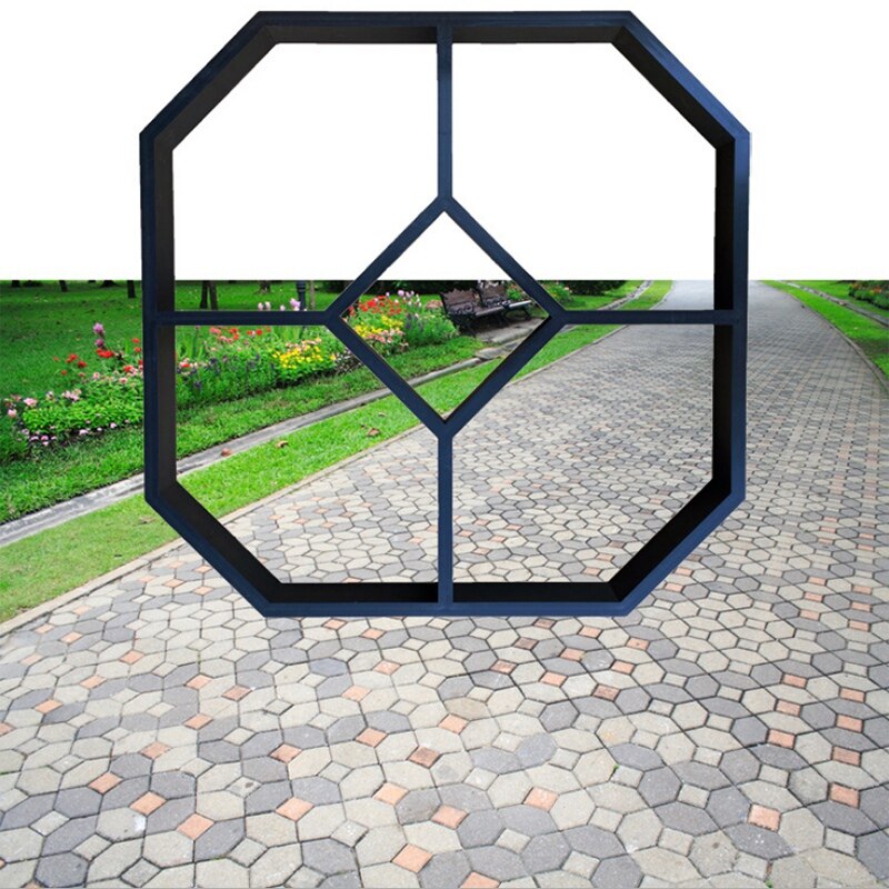Garden DIY Paving Mould Polygonal Garden Path Moul... – Grandado