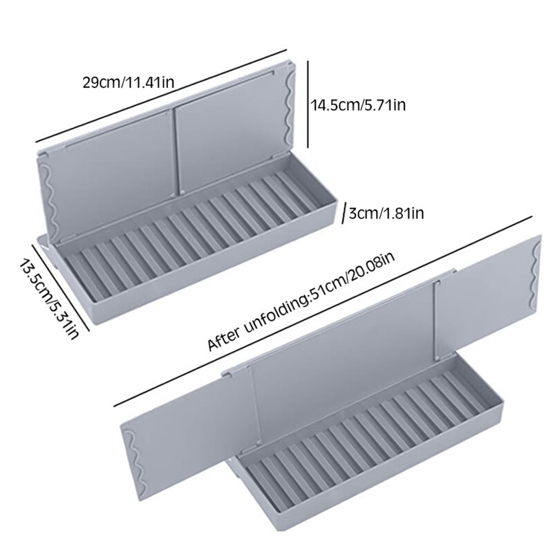 Telescopic Water Trough Sink Water Baffle Drain Ra... – Vicedeal