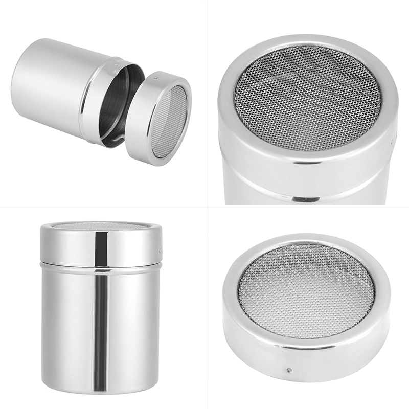 Stainless Steel Chocolate Shaker Cocoa Flour Coffe... – Vicedeal