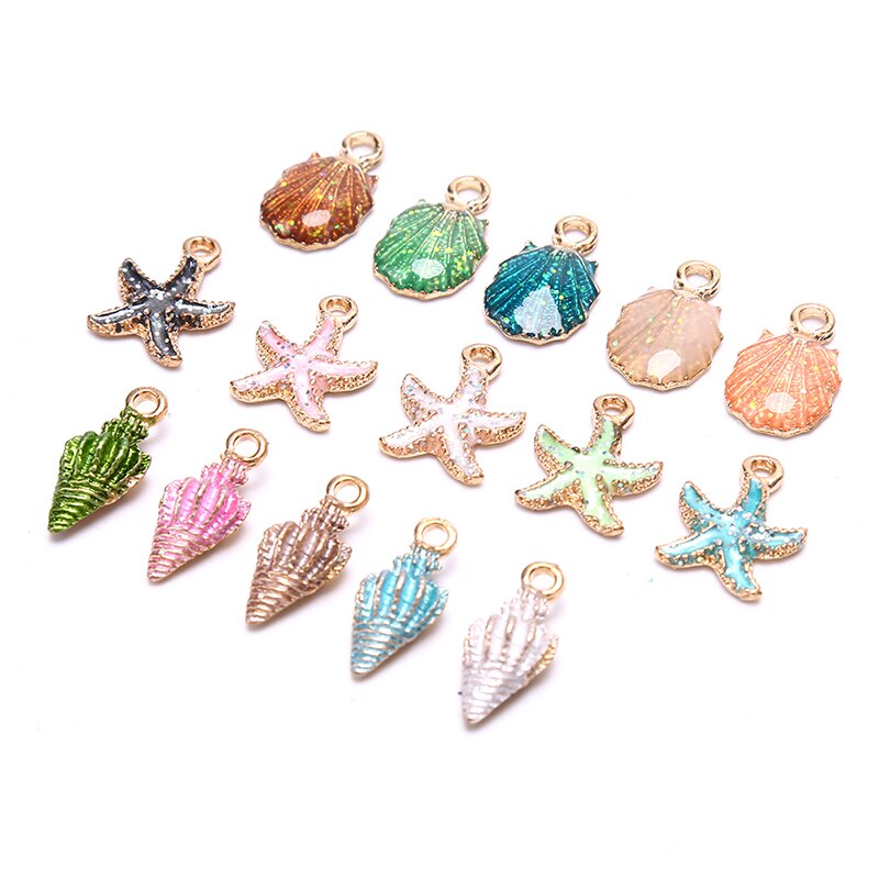 Mooie Schelp Zee Shell Charms Ocean Hangers Zeeste... – Grandado