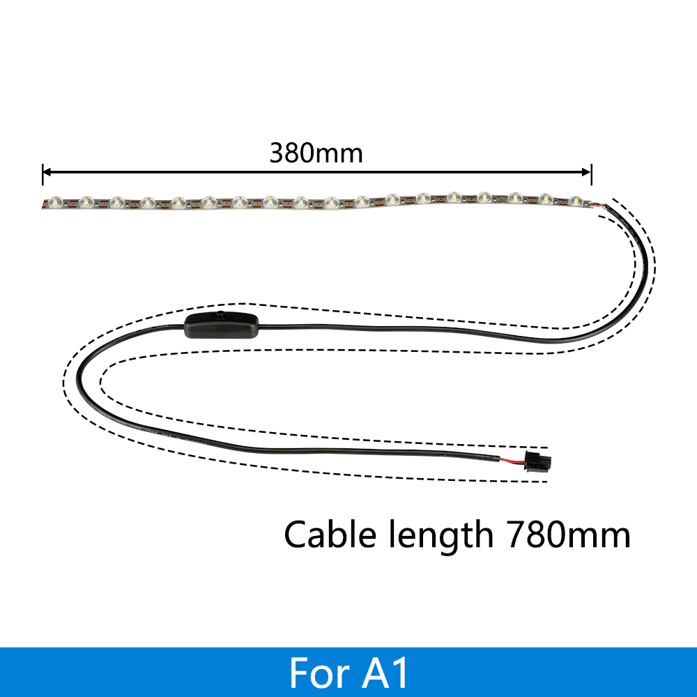 For Bambu Lab A1 LED Light Strip Upgrade 6500K Opt... – Vicedeal