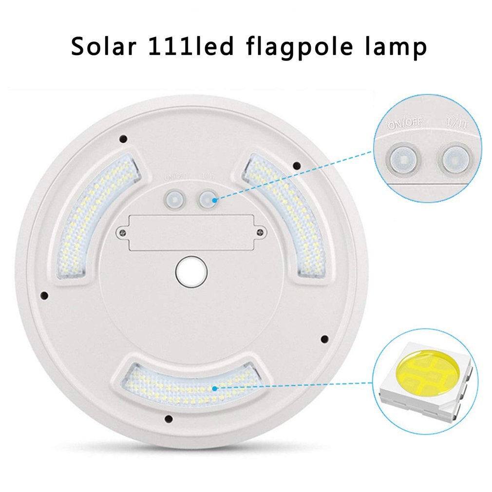 Waterproof 111 Leds Solar Outdoor Light Flag Light... – Vicedeal