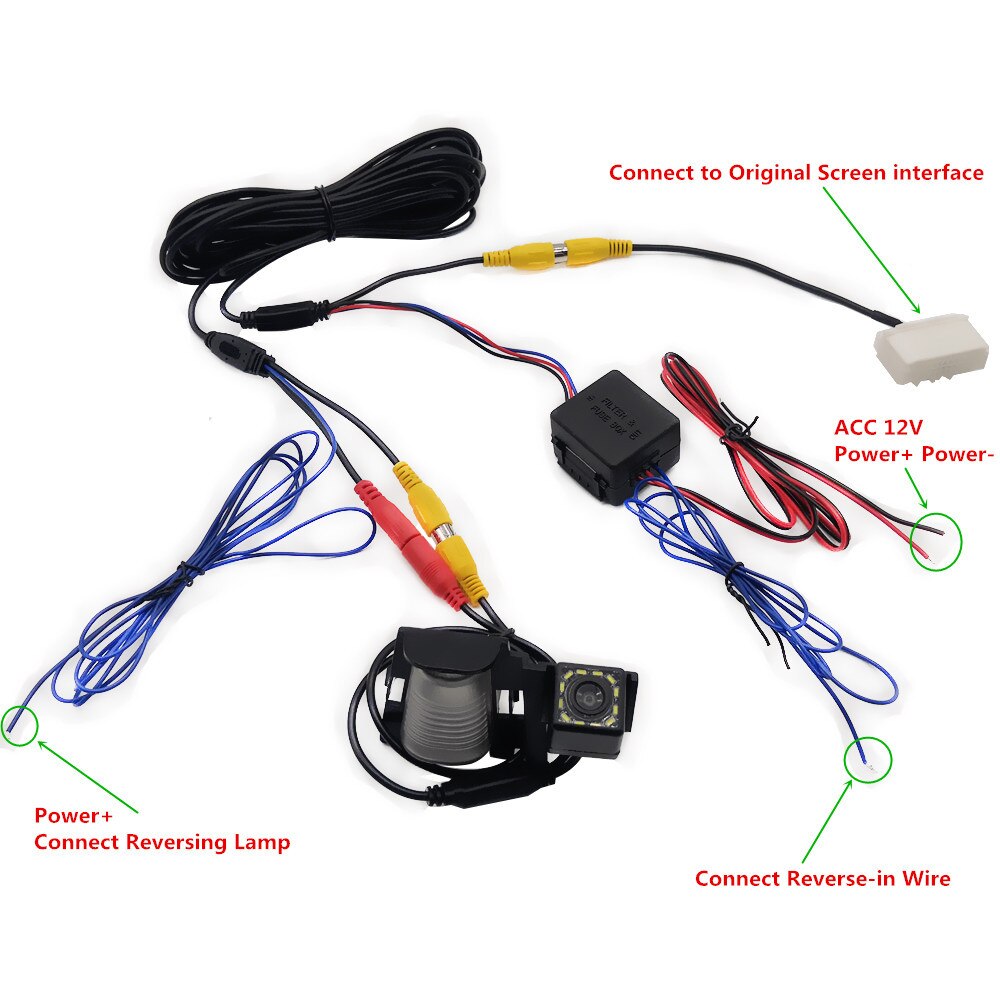 Fisheye Dynamic Trajectory HD Car Rear View Backup... – Vicedeal