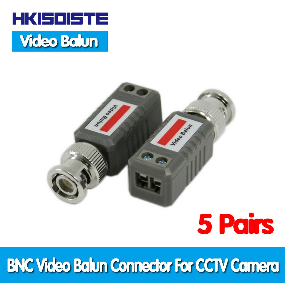 HKIXDISTE 10pcs CCTV Video Balun Passive Transceiv... – Grandado
