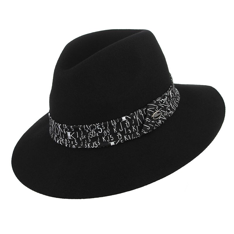 Gemvie naisten 100% villahuopahattu vintage fedor... – Vicedeal