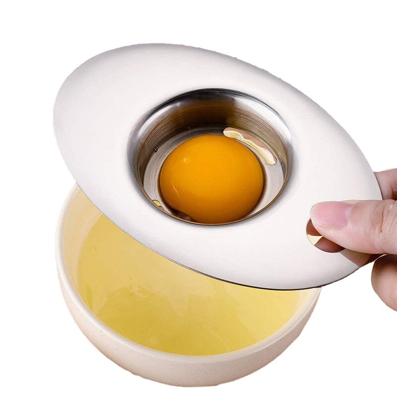 Egg Separator, Stainless Steel Egg Yolk White Sepa... – Grandado