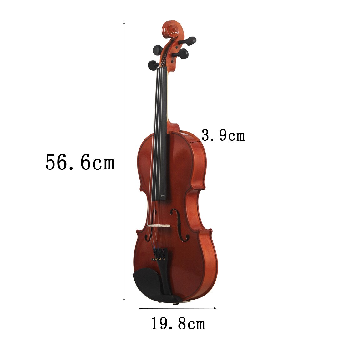 Wooden Violin Solid Wood Popular Violin Practice f... – Grandado
