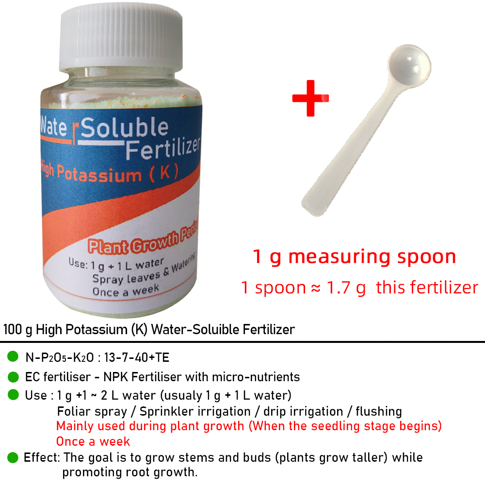 100g Water-Soluble Fertilizers High Potassium ( K ... – Vicedeal