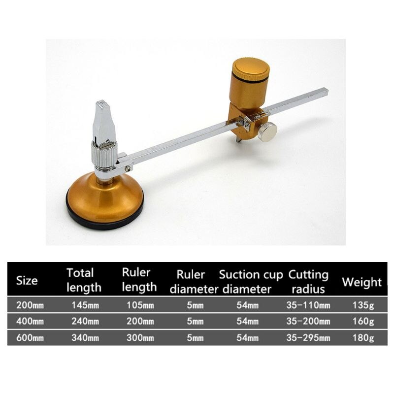 Compass Glass Cutter Multi-function High-precision... – Vicedeal