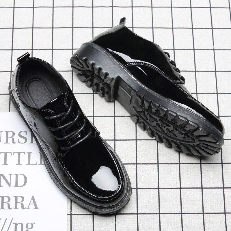 Newly Men's Leather Shoes Size Head Leather Soft A... – Grandado