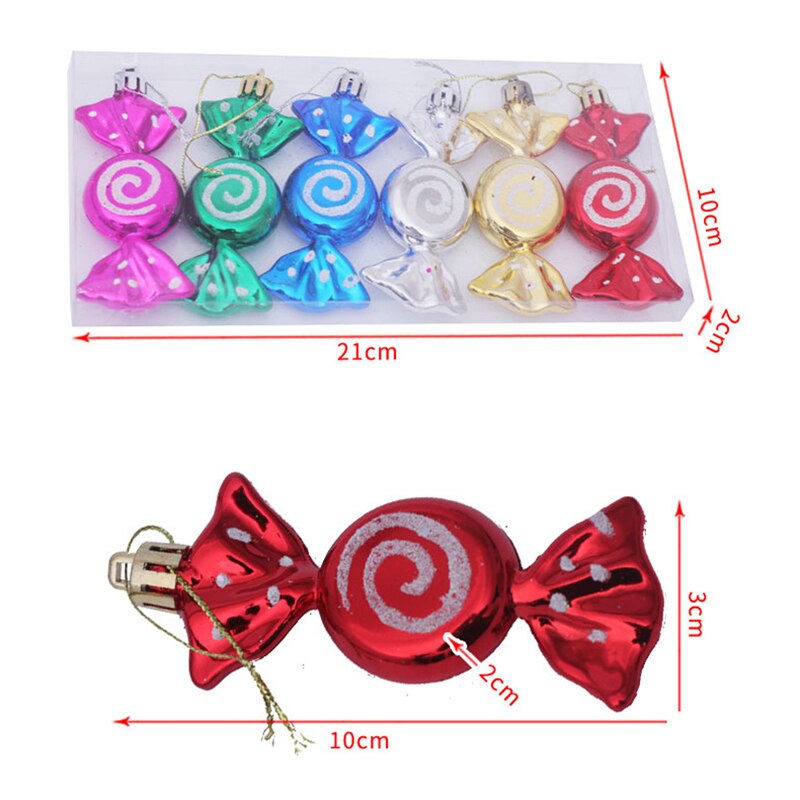 Candy Shape Christmas Ornament Colorful Mini Box C... – Vicedeal